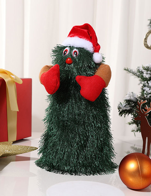 Fashion Large (charged) Rotating Christmas Tree Action Figure With ...