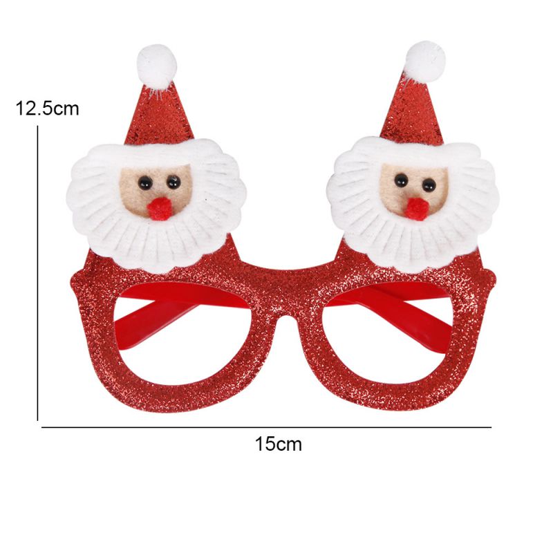 Santa Claus With A White Beard 2026 Christmas Cartoon Eyeglasses Frames ...