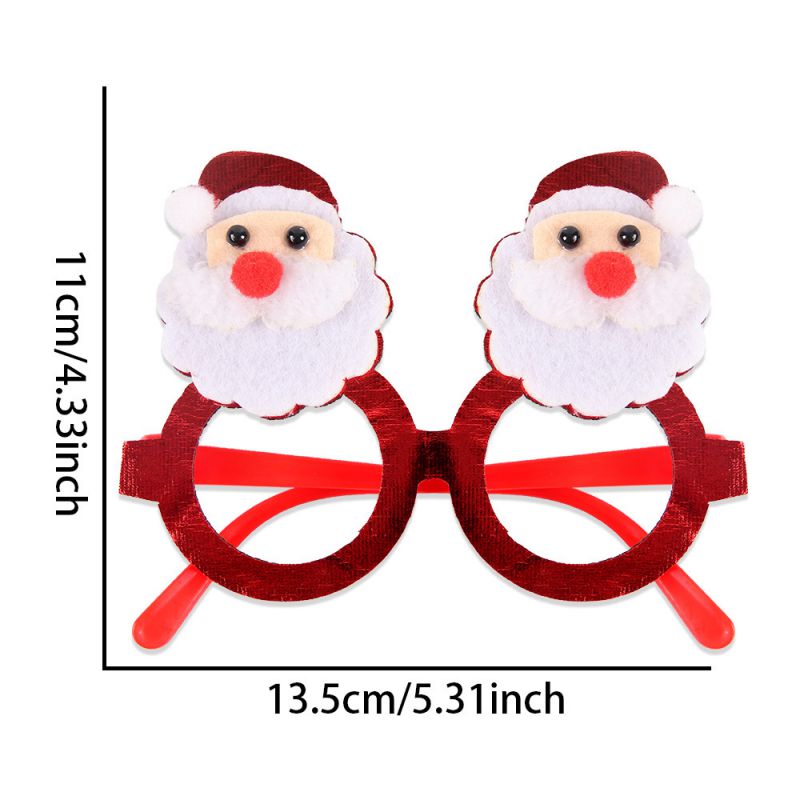 2 Santa Claus Designs 2026 Christmas And New Year Eyeglasses Frames ...