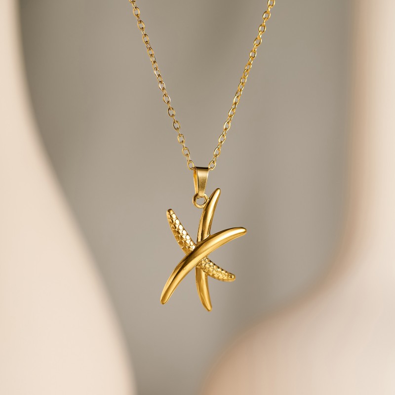 Geometric Lines Stainless Steel Irregular Shape Necklace :Asujewelry.com