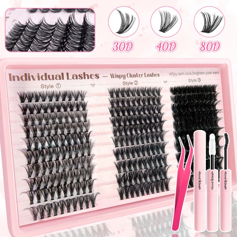 304050d Single Box + Double-ended Glue + Tweezers Segmented Cluster ...